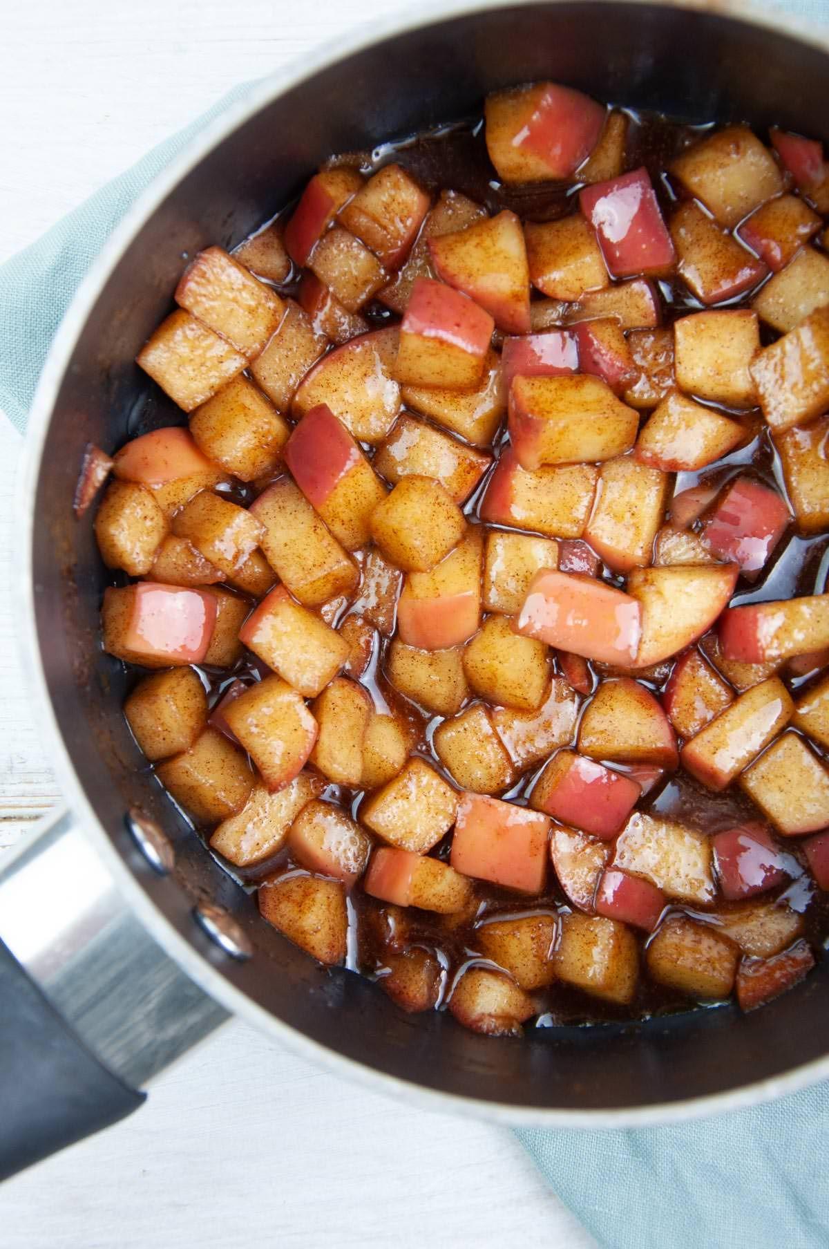 Spiced Stewed Apples with Astragalus and Chaga – Root + Bones